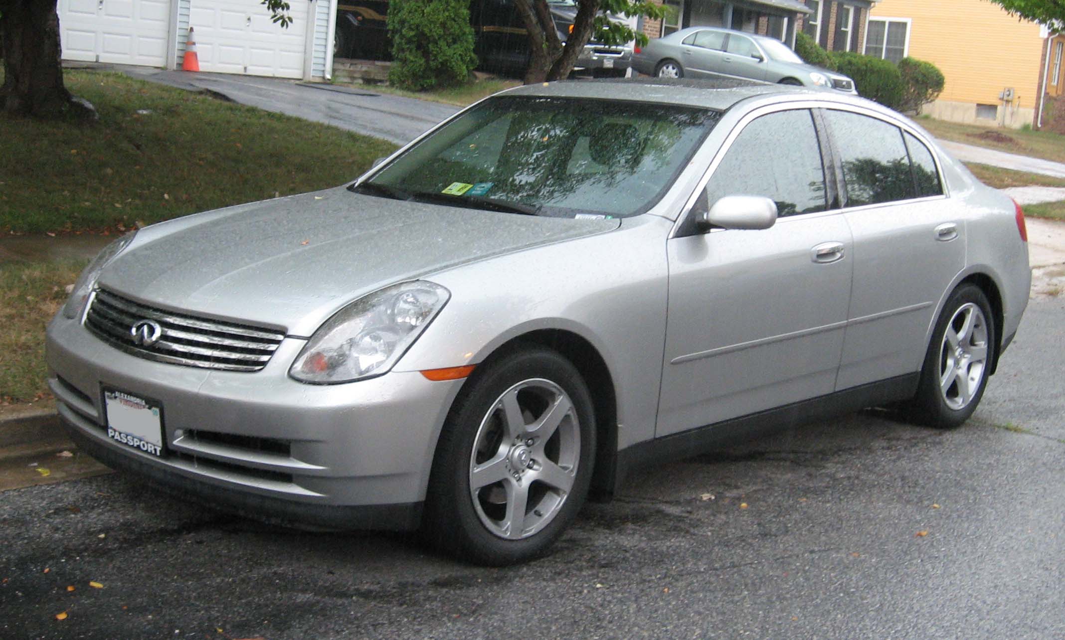 Infiniti G technical specifications and fuel economy